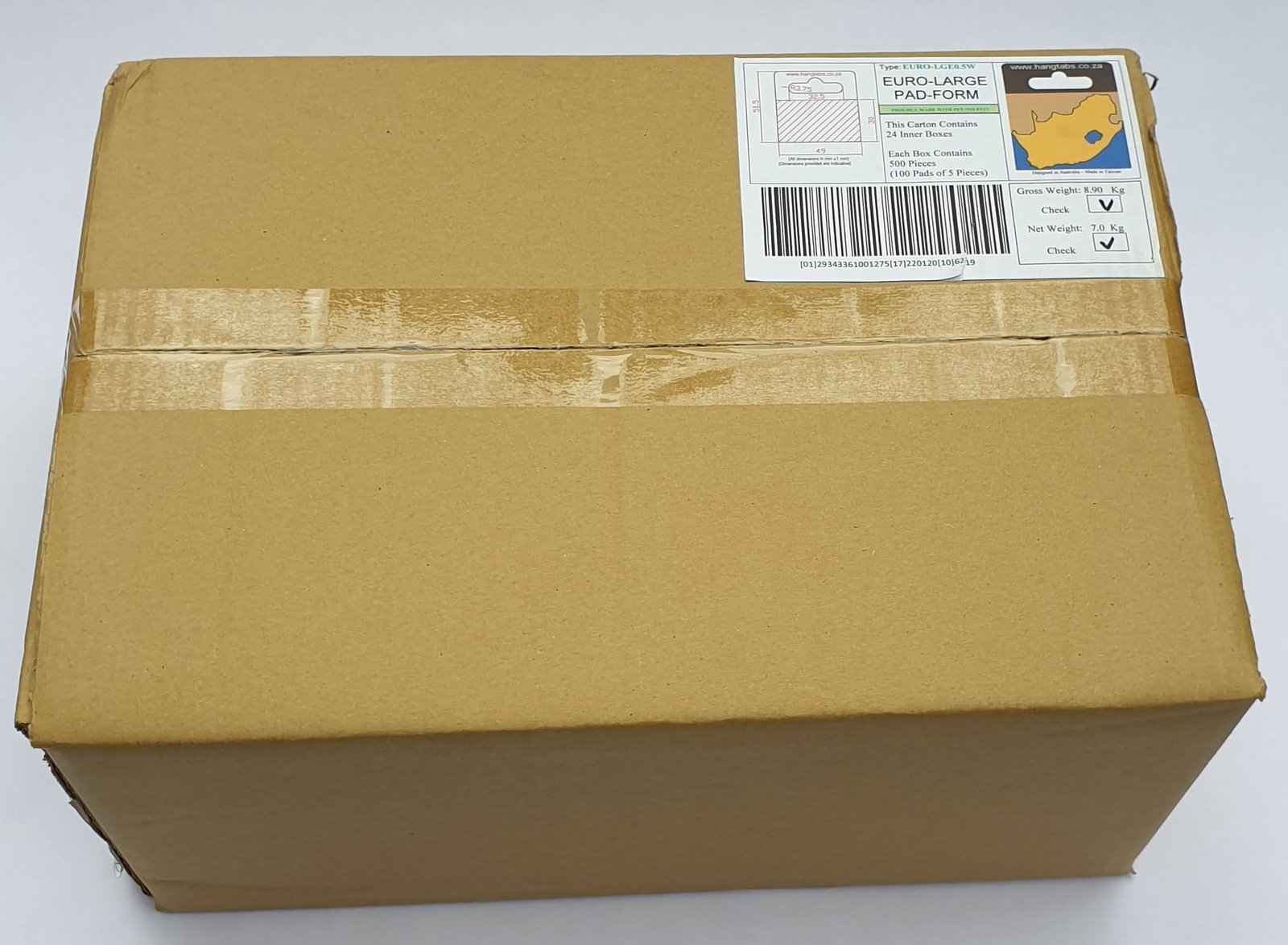 [EURO LARGE] SELF ADHESIVE HANG TABS - 1 Carton | 6 Boxes | Hang Tabs ...